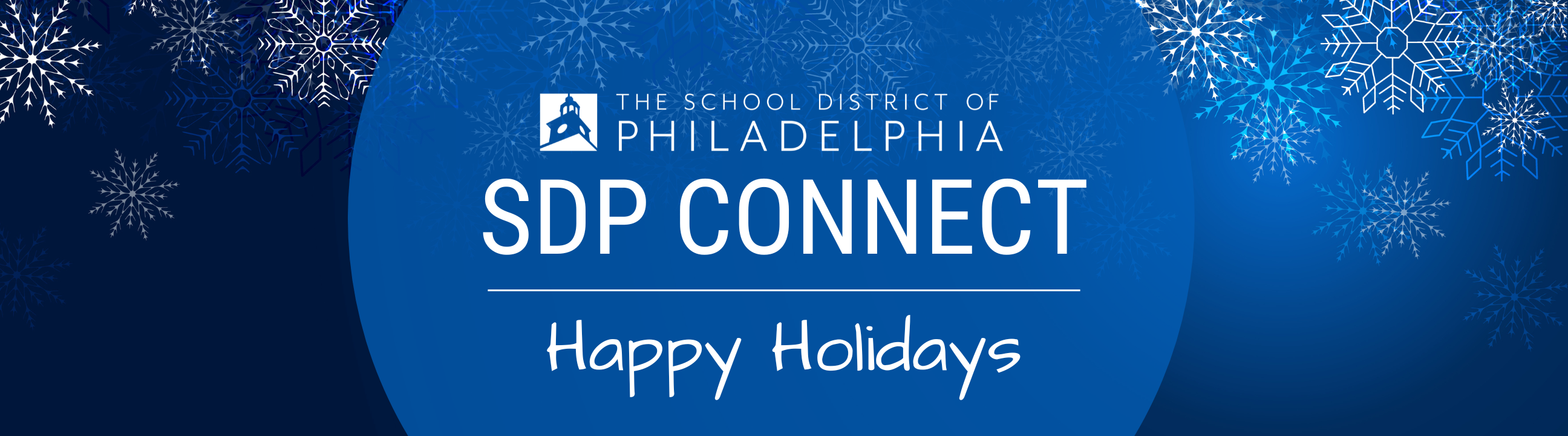 SDP Connect Top Banner - The School District of Philadelphia