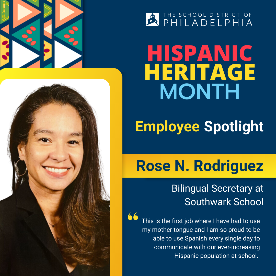 Hispanic Heritage Month_Rose Rodriguez - The School District of ...